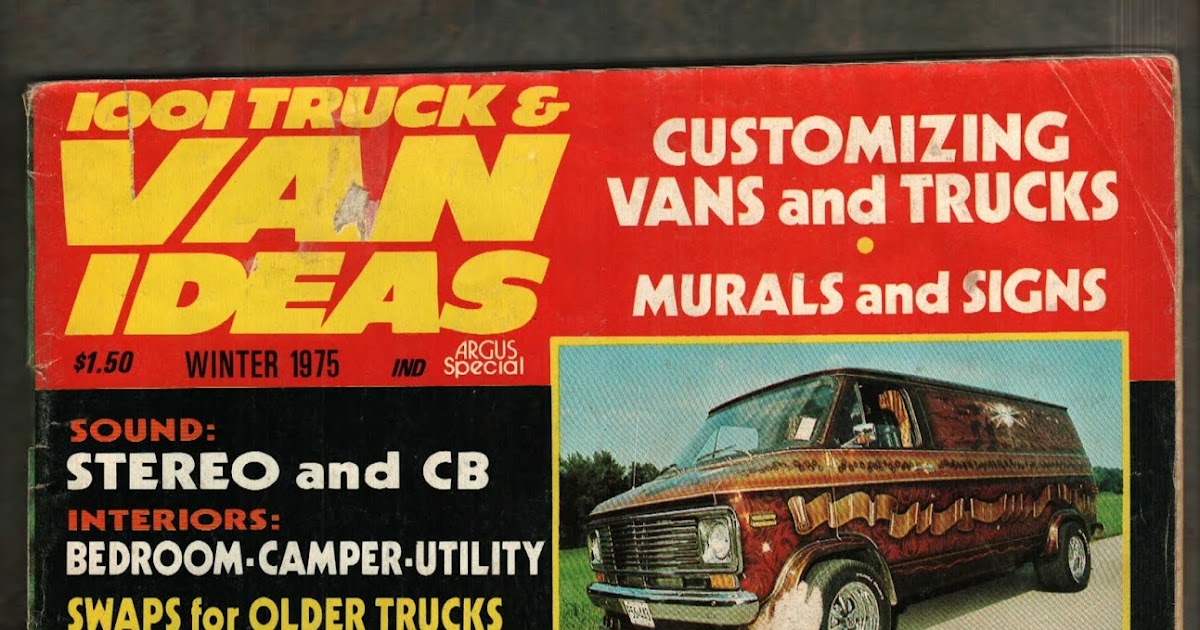 1970's VAN Magazines : 1001 VAN IDEAS Pemier issue late 1975