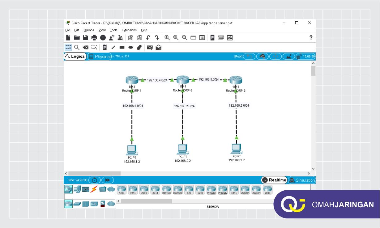 Pengertian dan Simulasi Cara Konfigurasi Routing IGRP (Internal Gateway ...