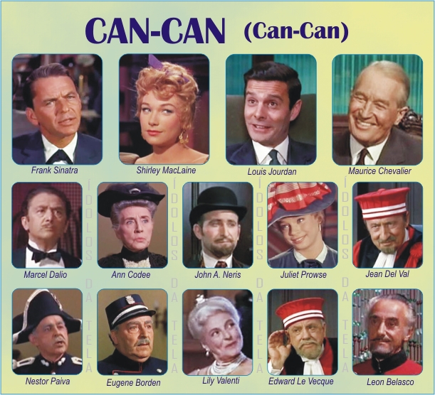 ÍDOLOS DA TELA: CAN-CAN (Can-Can), 1960 ÍDOLOS DA TELA: CAN-CAN (Can-Can), 1960