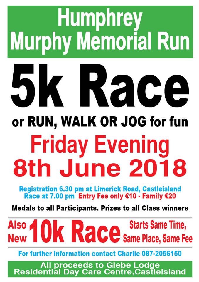 REACTIVE KERRY: Humphrey Murphy 5K 2018 - Info
