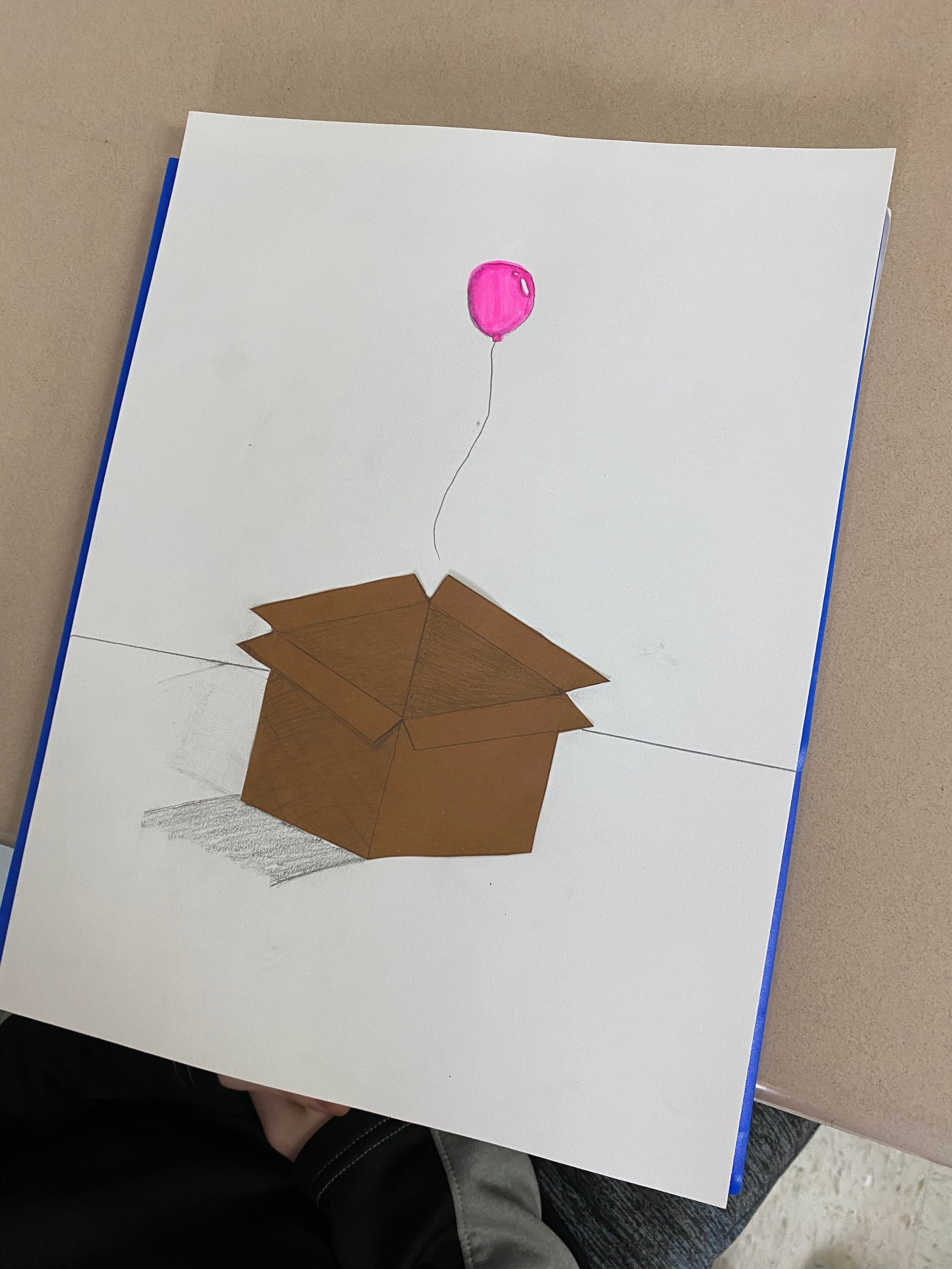 Elements of the Art Room: How to draw 3-D looking boxes with a surprise ...