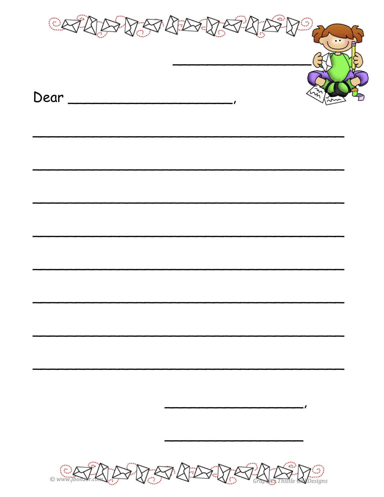 Letter Format For Kids - Formal Letter