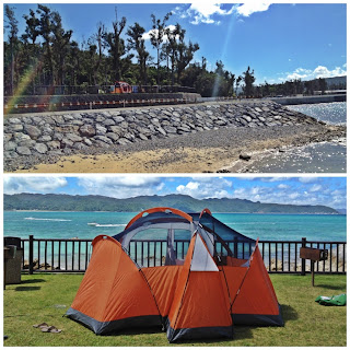 Chance Encounters: Camping, Diving & Kayaking at Okuma Beach