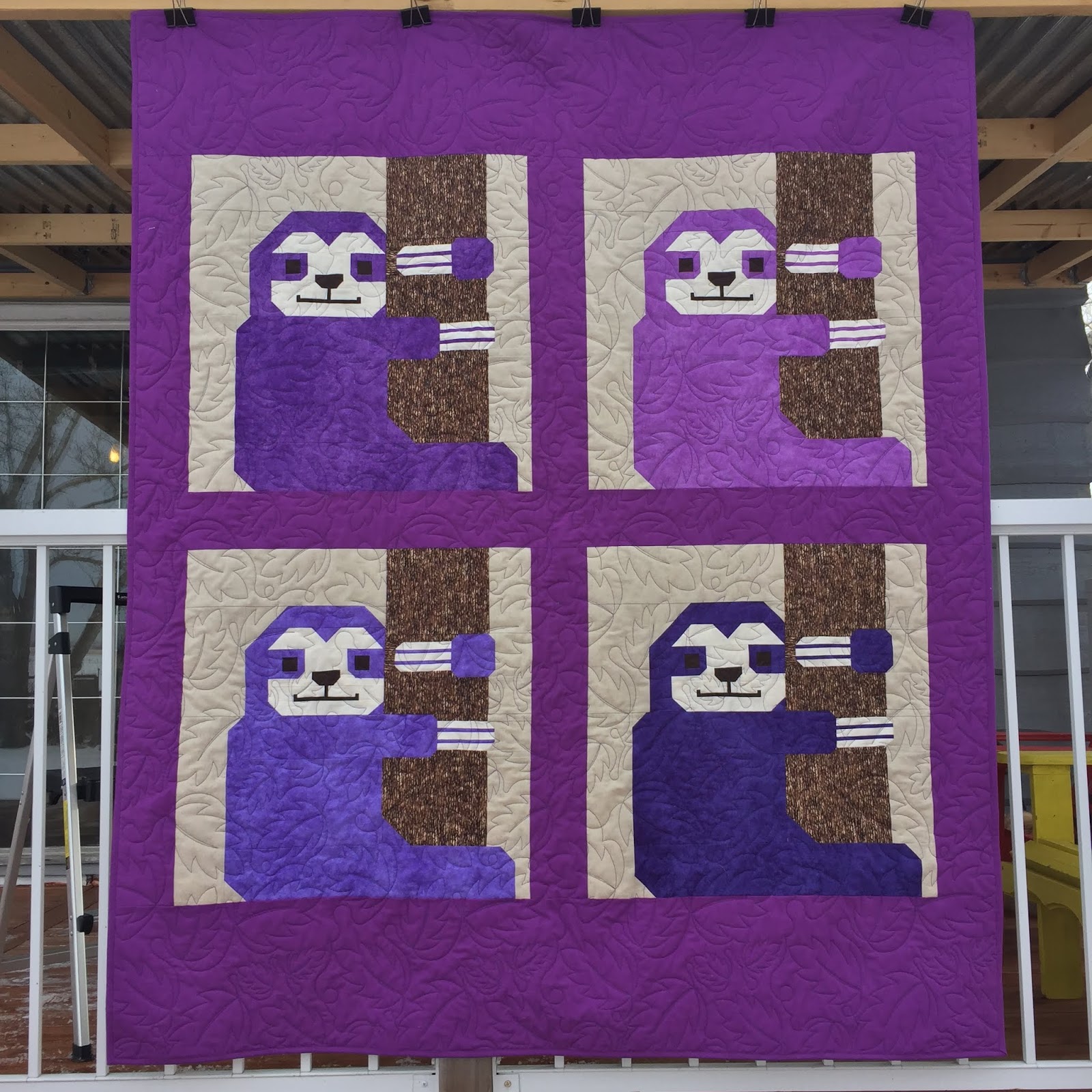 Sloths Quilt
