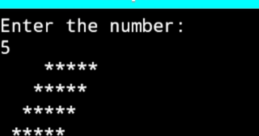 Codeforhunger Learn Coding Easily C Program To Print Rhombus Star Pattern