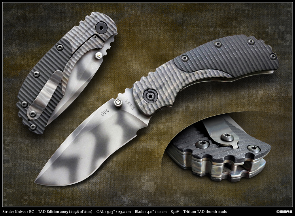 SERE - KNIVES & PHOTOGRAPHY: Strider : RC TAD 1st. edition 2005