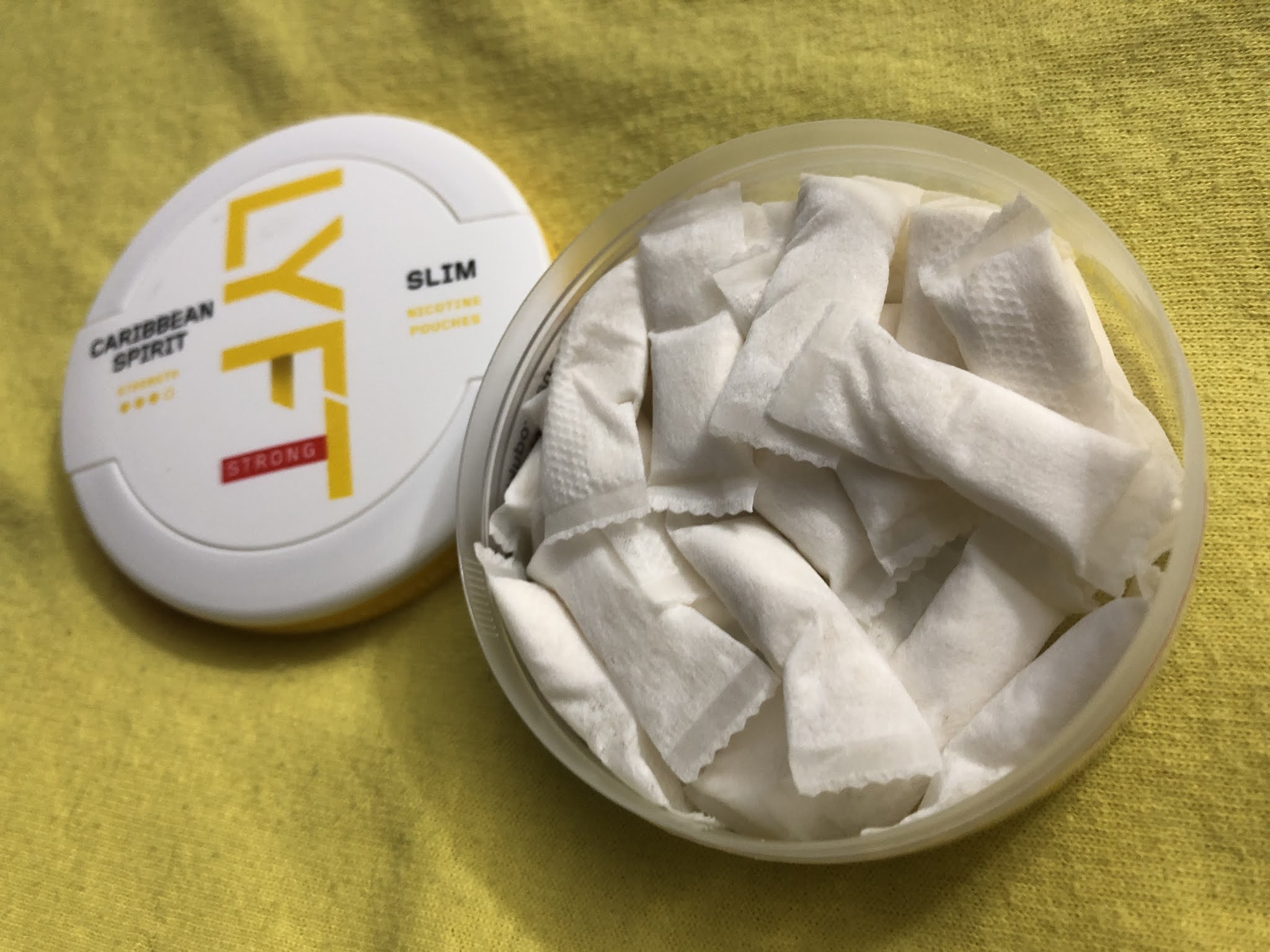 Lyft Caribbean Spirit (Strong) Nicotine Pouches - Review (Discontinued ...