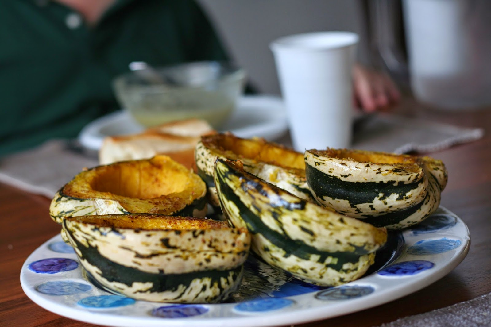 Roasted Acorn Squash ~ Healthy Eating for Ordinary People