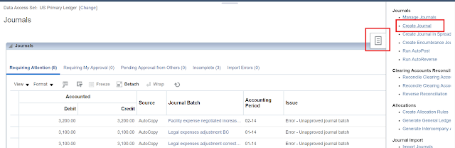 The Oracle Prodigy: Create GL Journal Entry in Oracle Fusion Applications