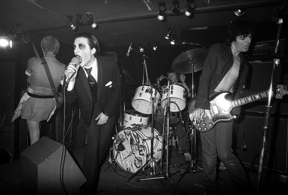 Imágenes punk poco conocidas / reconocidas: The Damned en The Roxy Club ...
