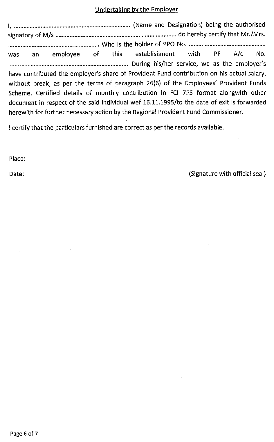 Pension Based on higher salary under provision to para 11(3) of the EPS ...