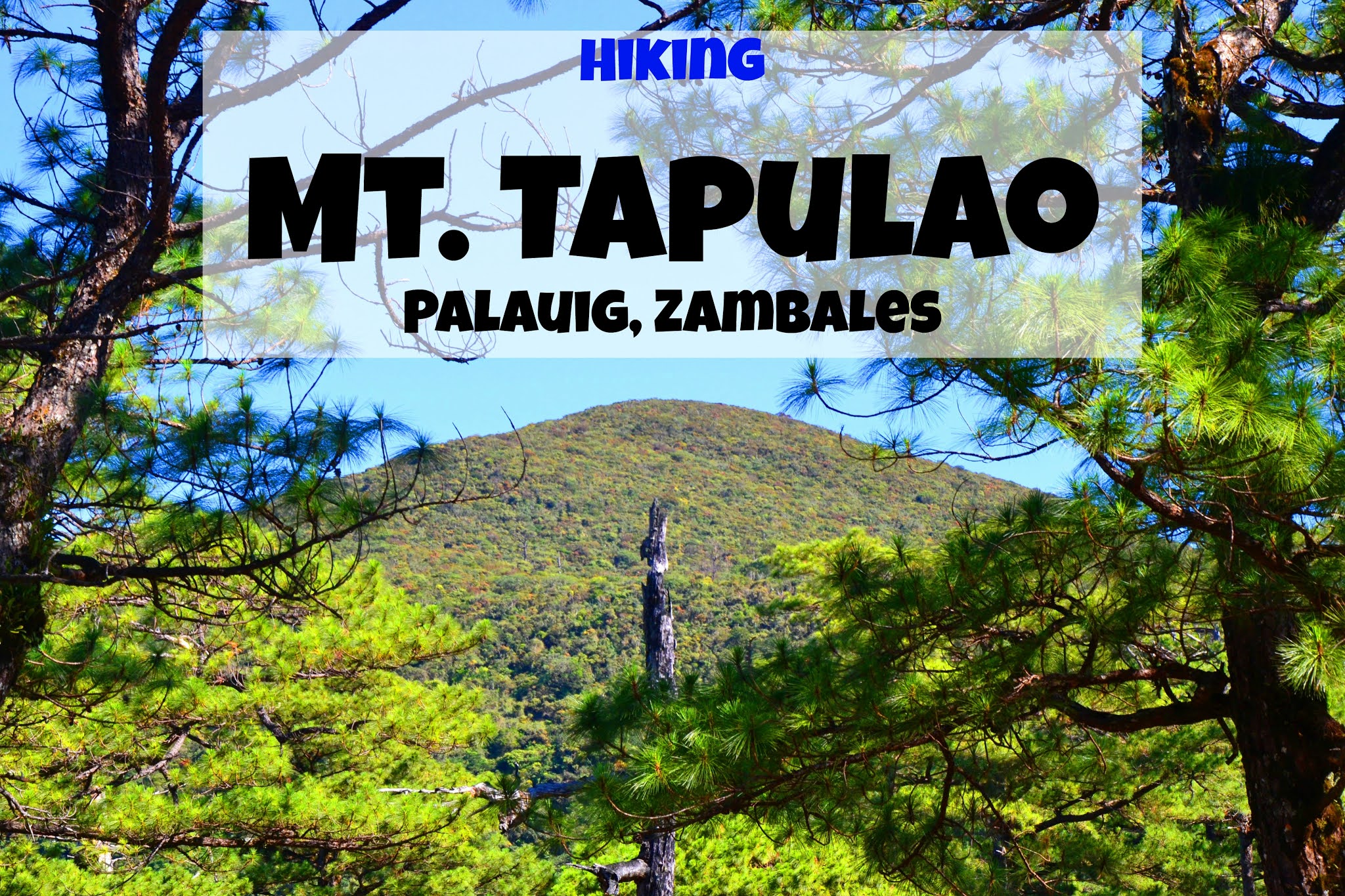 Hiking Mt. Tapulao