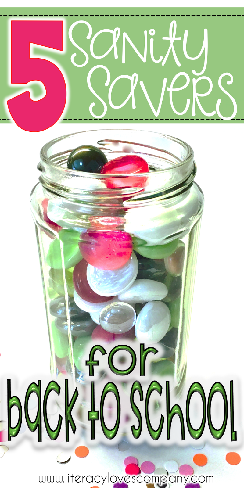 Literacy Loves Company: 5 Sanity Savers for Back to School