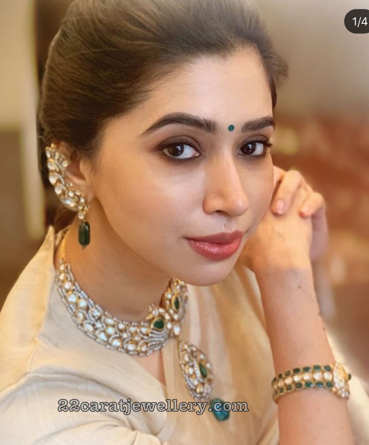 Aarthi Ravi Earcuf Jhumkas - Jewellery Designs