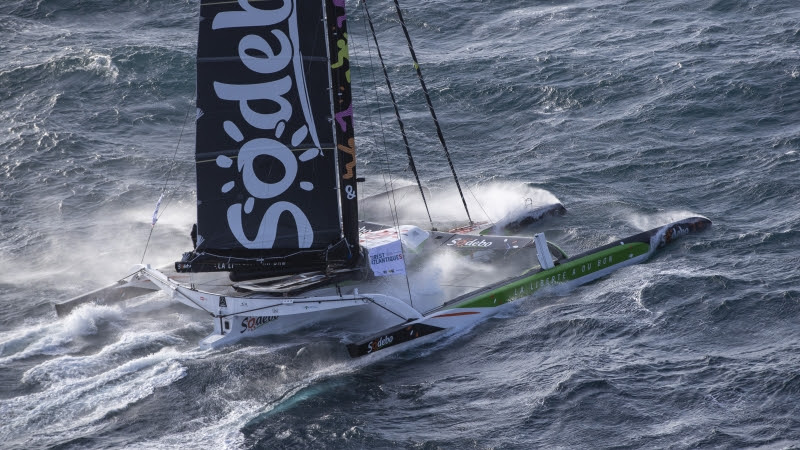 Sodebo Ultim 3 est sorti du chantier le mois dernier en version volante ...