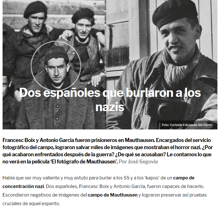 Socialesmercedarias: Dos españoles que burlaron a los nazis en el campo ...