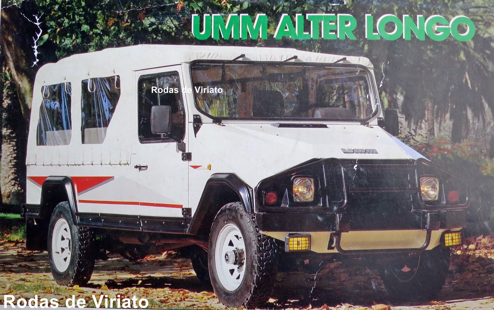 Folheto do jipe UMM Alter Longo ST