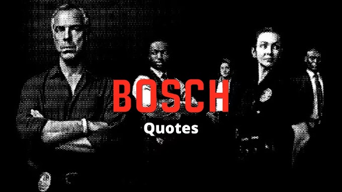 Bosch Quotes