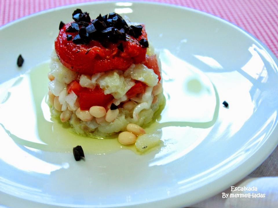 MermelHadas: Esqueixada con tres texturas