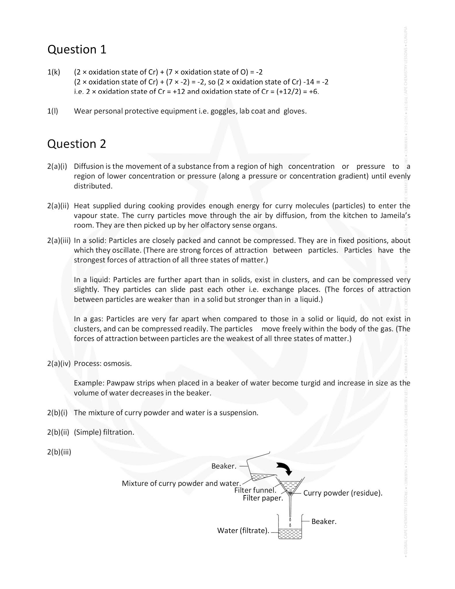 CXC Chemistry Answers And Support CSEC Chemistry January 2019 P2 cxc-chemistry-answers-and-support-csec-chemistry-january-2019-p2