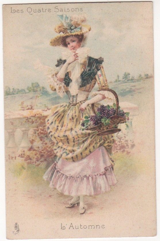 gold country girls: It's Autumn: Sharing Vintage Fall Postcards