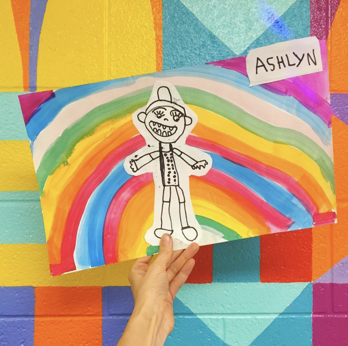 Cassie Stephens: kindergarten art lesson