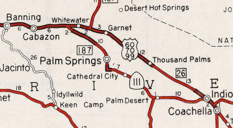California State Route 111 in Coachella Valley