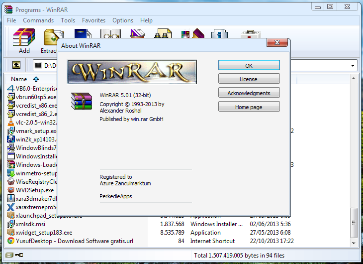 Winrar 5.01 ~ Mecha Game