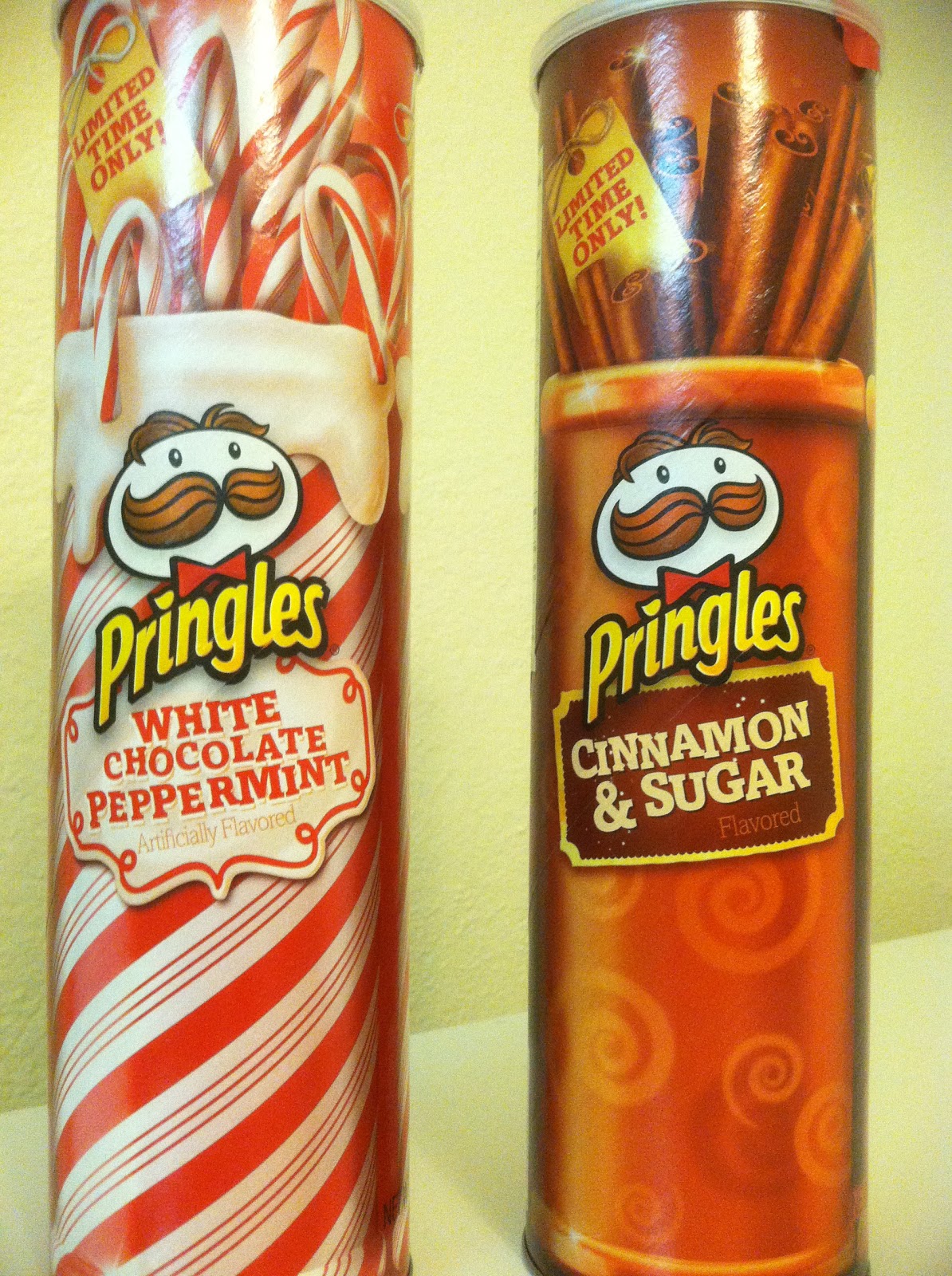 Hot Ink: Cinnamon & Sugar and White Chocolate Peppermint Pringles: 'Tis ...