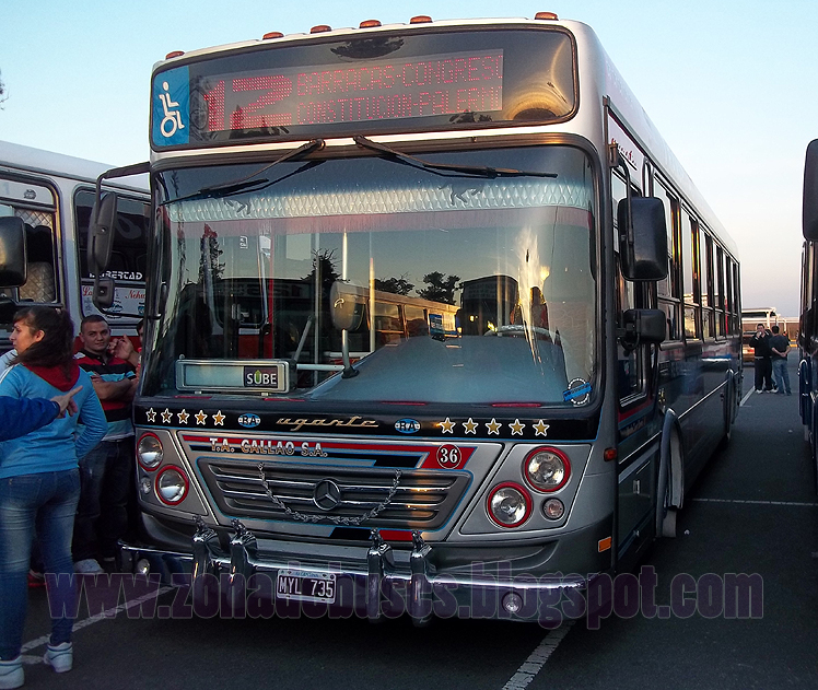 Colectibus - Zona de Buses: LINEA 12