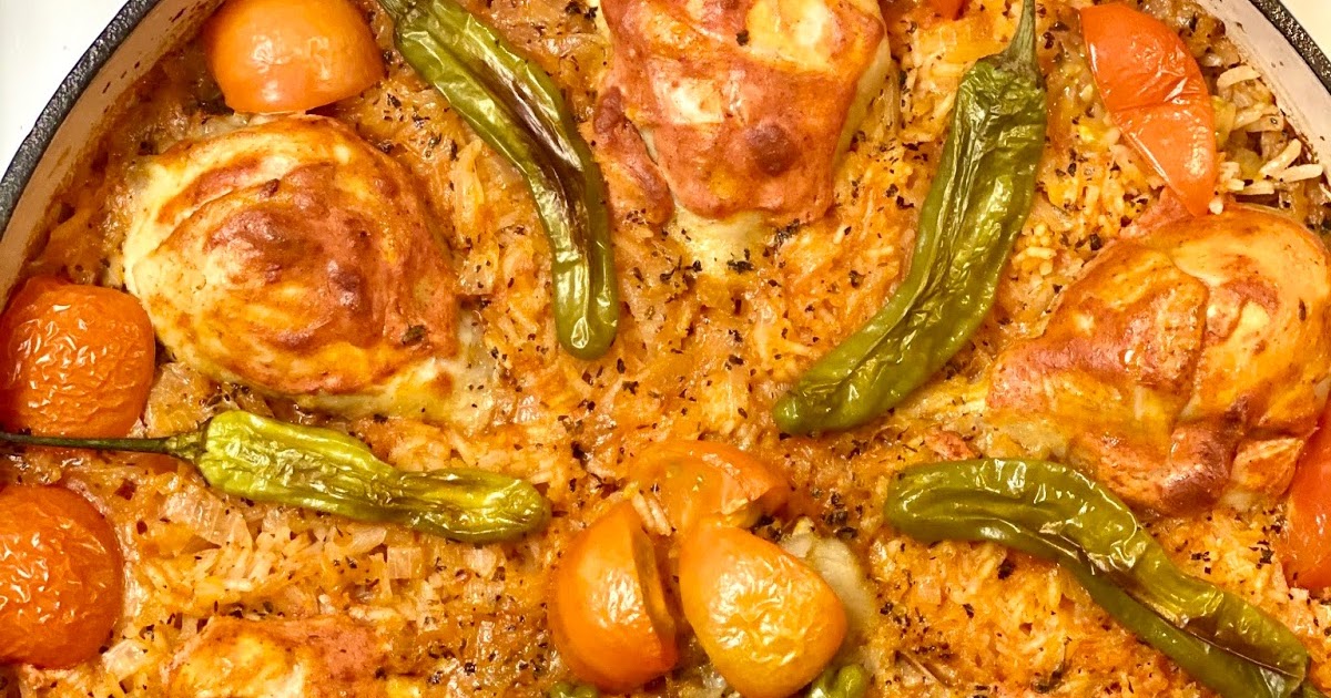 Almost Turkish Recipes: Baked Chicken and Rice (Tavuklu Kapama)
