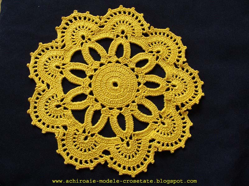 Accesorii croşetate de Mihaela Achiroaie: Mileuri crosetate: 31.03.2012