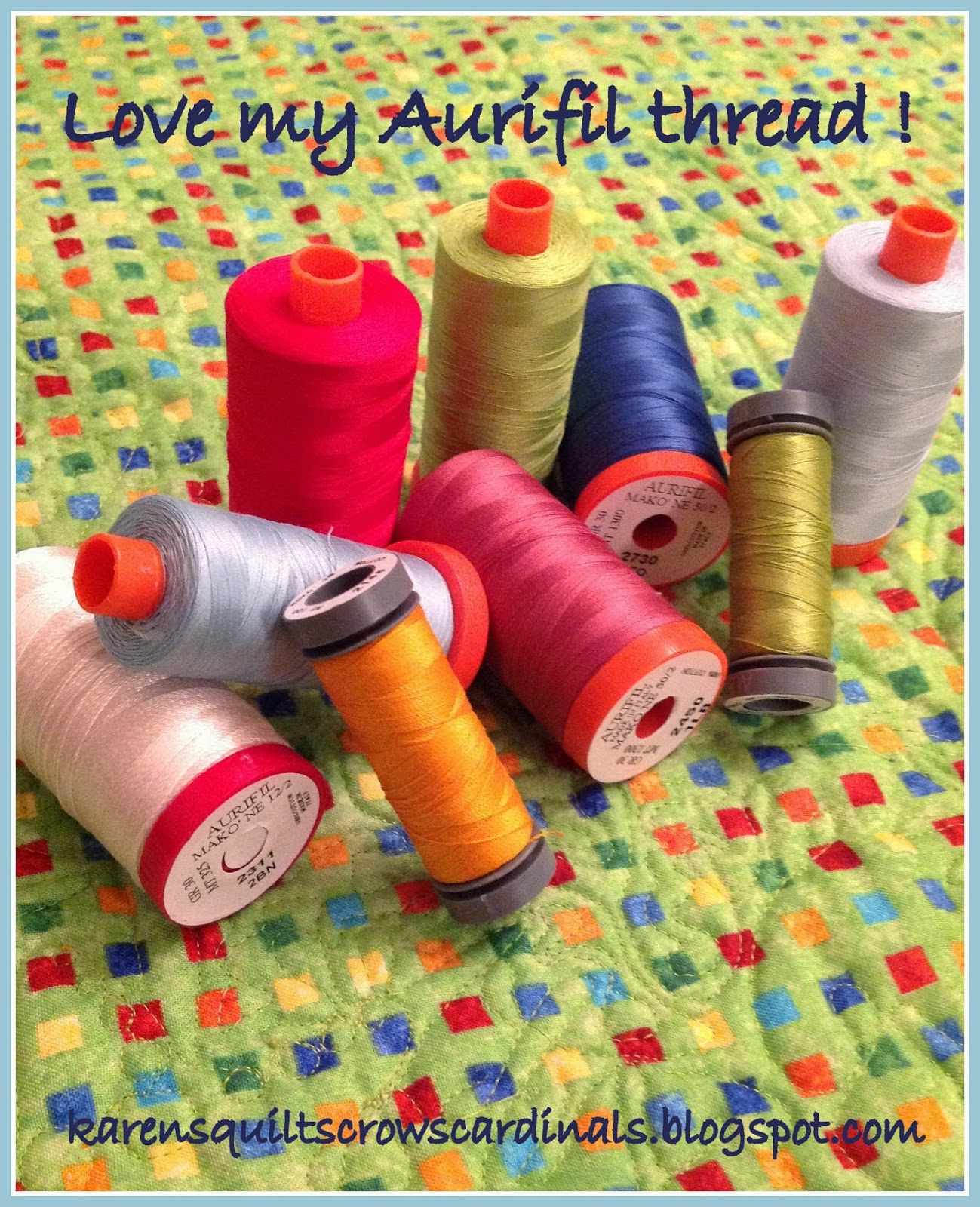 Karen's Quilts, Crows and Cardinals: Free Motion Quilting Fun - A ...