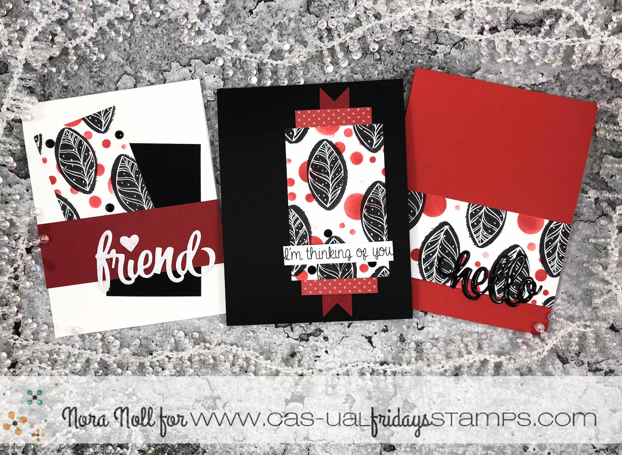CAS-ual Fridays Stamps: One Panel, Three Cards
