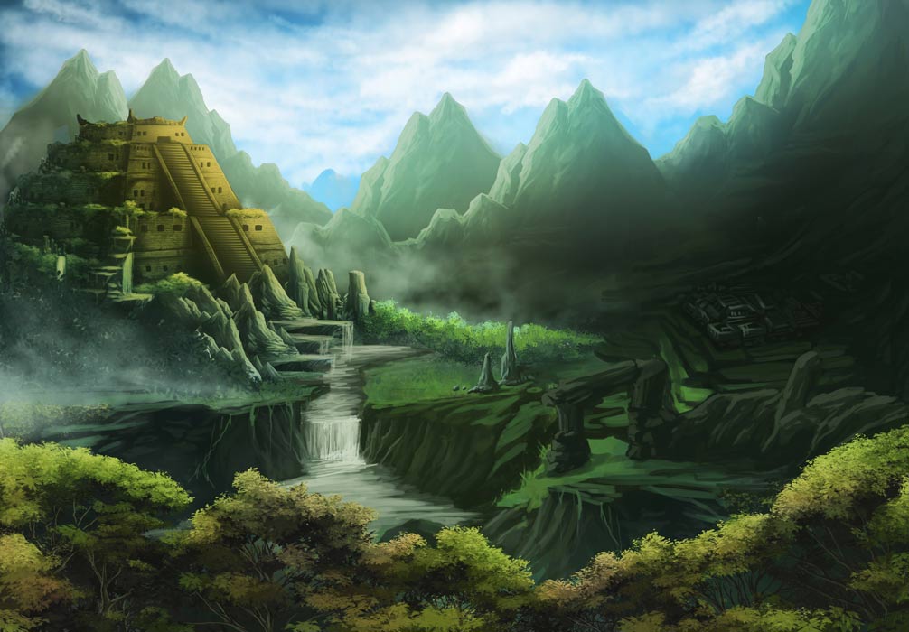 La città perduta di Aztlan leggendaria patria degli Aztechi