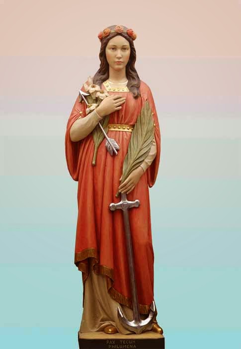 Santos, Beatos, Veneráveis e Servos de Deus: SANTA FILOMENA DE ROMA ...