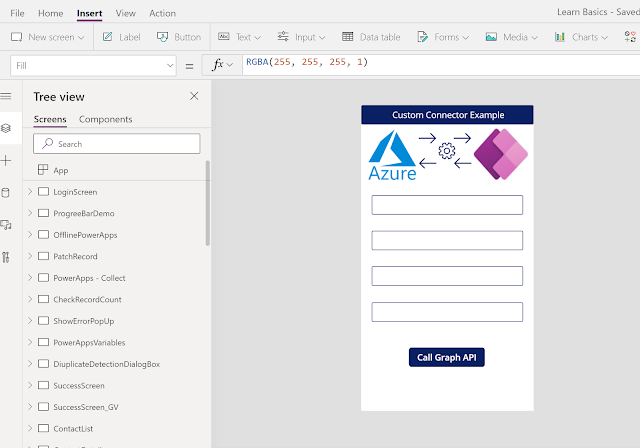 Arpit's Dynamics 365 Blog: PowerApps - Call Microsoft Graph API in ...