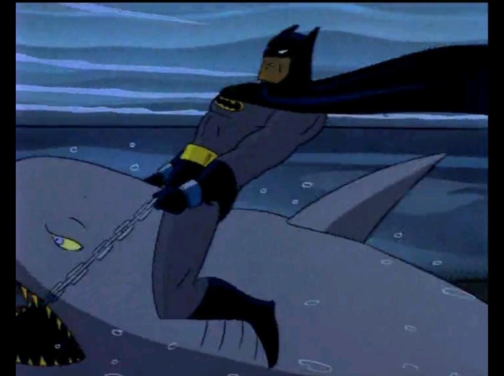 The Dork Review: Batman VS Sharks