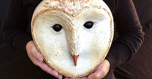 My Owl Barn: Ceramic Animal Heads by Sumati and Michael Colpitts