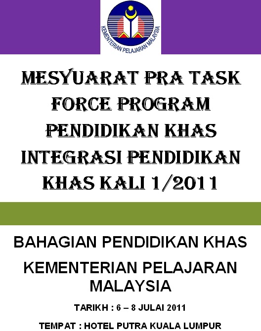 PPKI- PROGRAM PENDIDIKAN KHAS INTEGRASI
