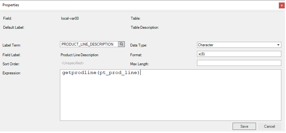 Como crear Funciones en Progress 4gl