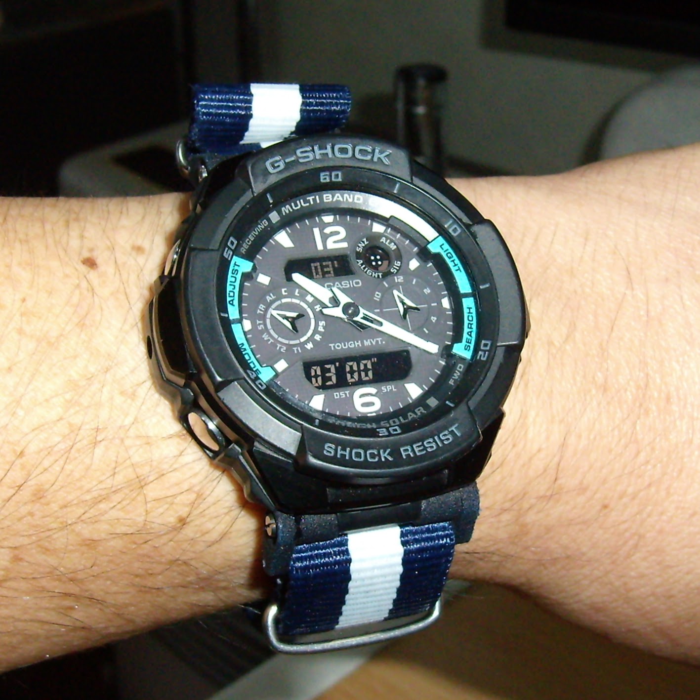 電波受信していなかった、CASIO G-SHOCK GW-3500