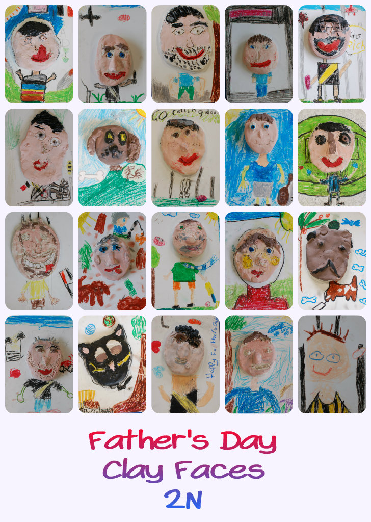 Sunnyside Art House: Clay Faces for Father's Day