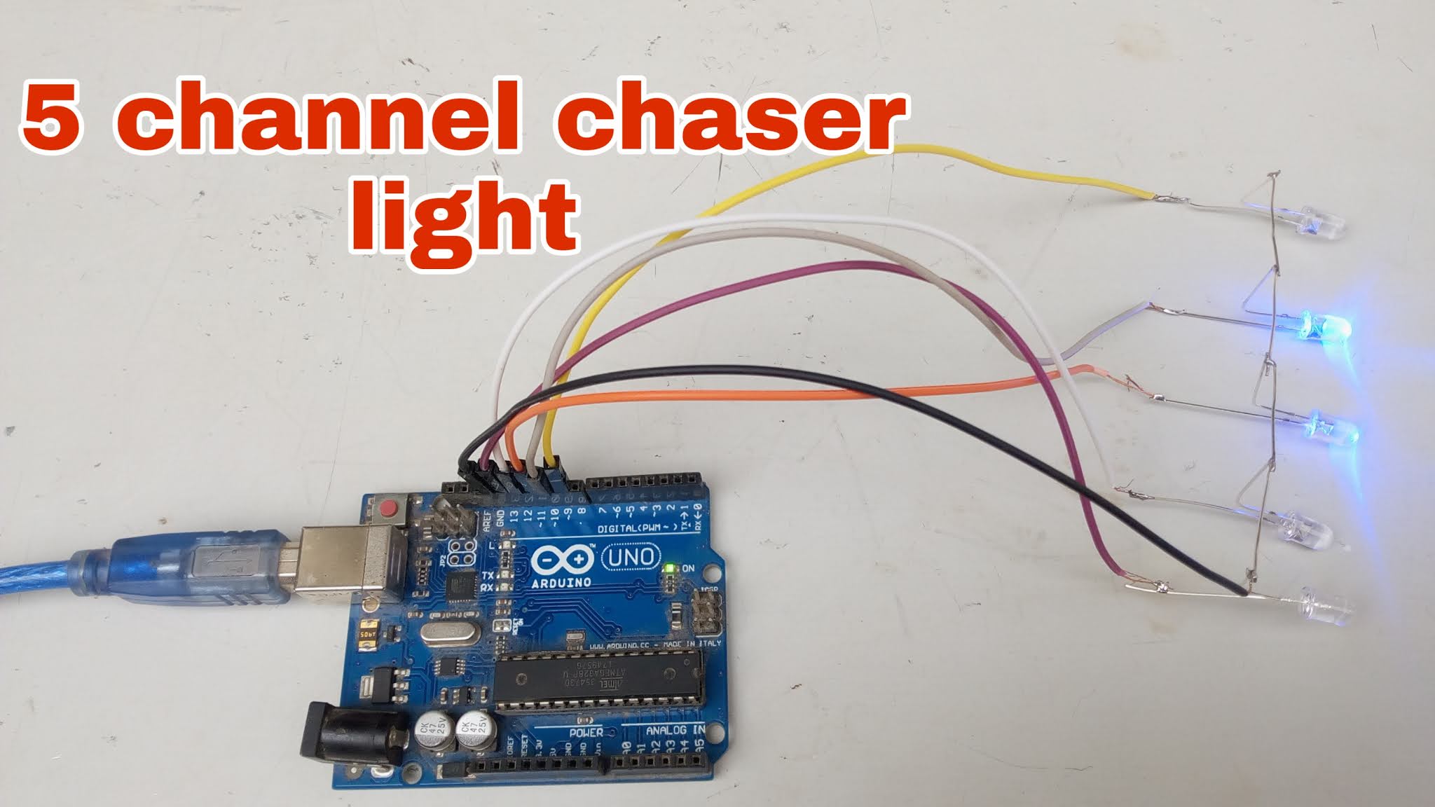5 channel chaser light