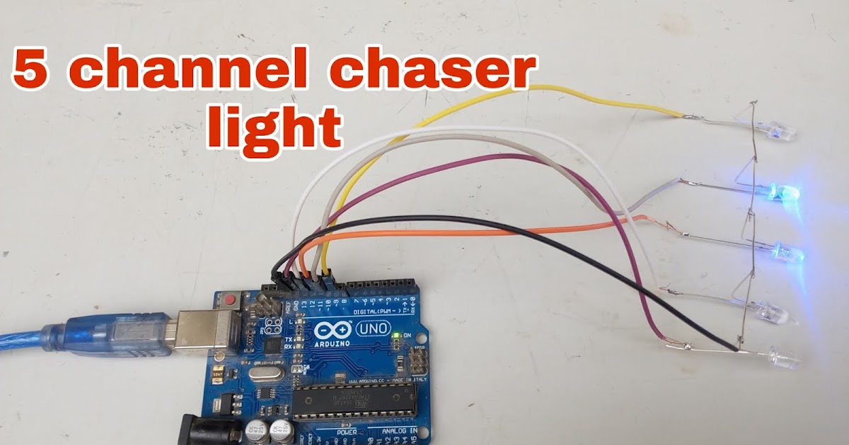 5 channel chaser light