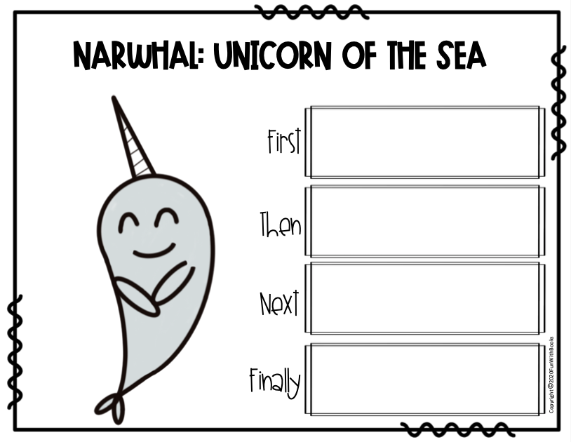 NARWHAL: UNICORN OF THE SEA BOOK UNIT ~ Book Units by Lynn