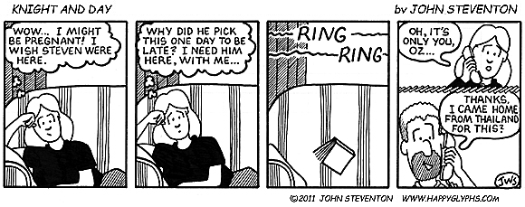 HappyGlyphs Comics: Internal Logic in the Comic Strip Universe