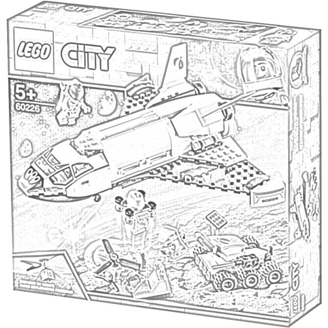 The Holiday Site: Coloring Pages of LEGO NASA Kits