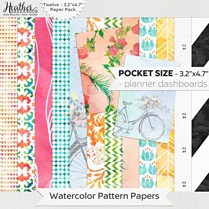 Planner Dashboard Releases and Freebie - Heather Greenwood Designs