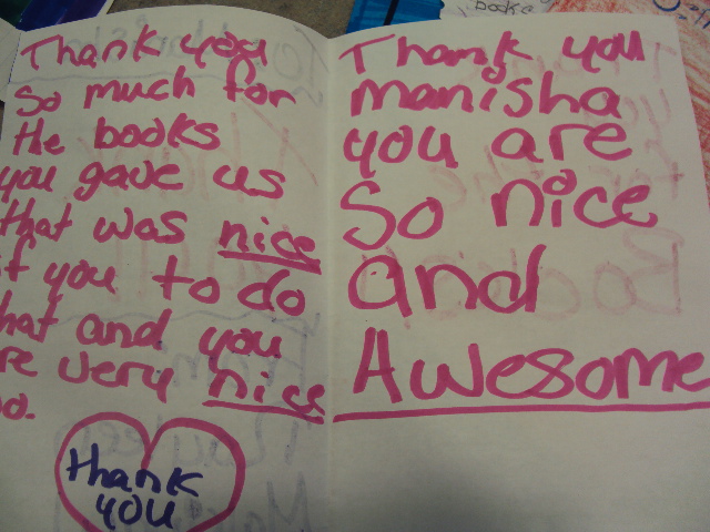 Thank You Notes: Students write thank-you letters to the librarian ...